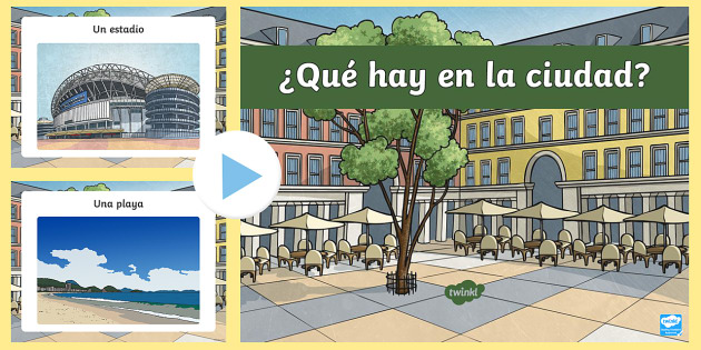 Places in Town PowerPoint (teacher made)