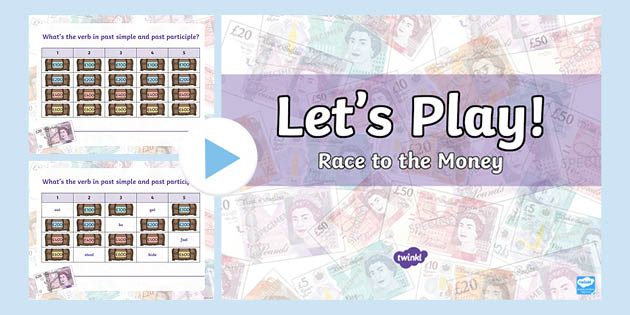 FREE! - 👉 Race to the Money | Fun activities for English class High School