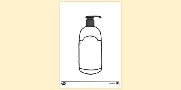 FREE! - Conditioner Colouring Sheet | Twinkl Resources