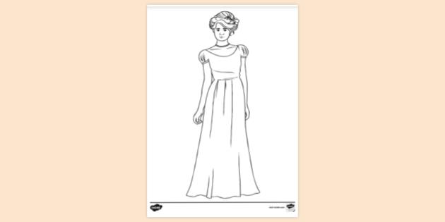 FREE! - Nancy Colouring Sheet (teacher made)