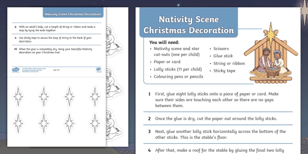 Christmas Nativity Scene • Twinkl.co.uk