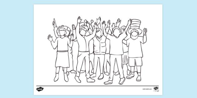 Audience Colouring | Colouring Sheets