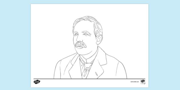 FREE! - Ernest Rutherford Colouring | Colouring Sheets