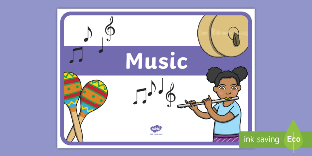 Music Classroom Area Sign (teacher made)
