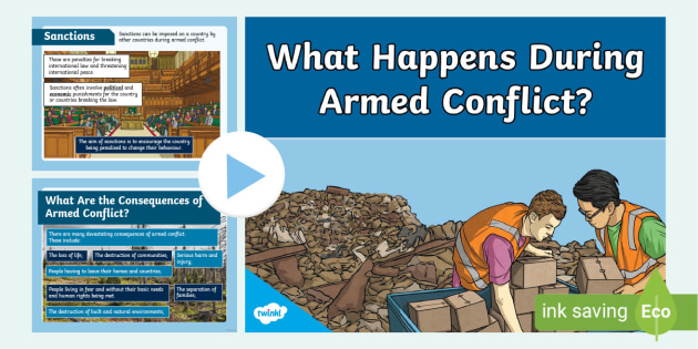 FREE! - Explaining Armed Conflict PowerPoint | Twinkl Life