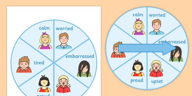 Emotions Spinner Set 2 (teacher made)