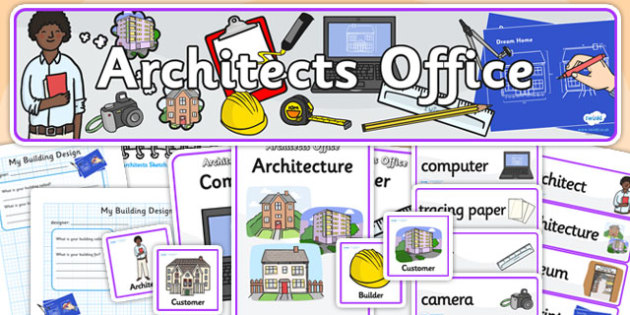 Architects Office Role Play Pack (teacher made)