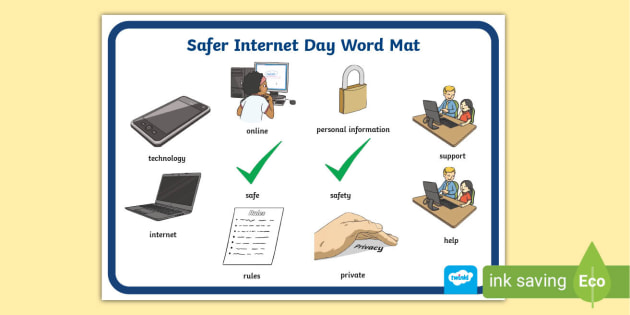 Safer Internet Day Word Mat