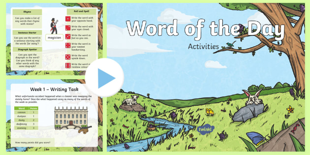 Year 1 Spring 2 Word of the Day PowerPoint (teacher made)