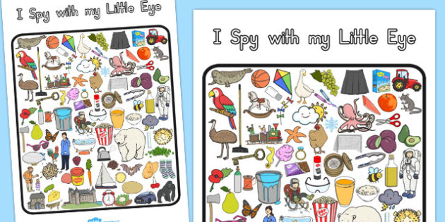 I Spy With My Little Eye Activity 4