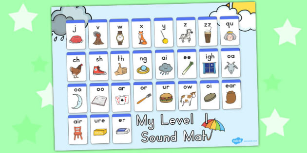 Winter Themed Level 1 Sound Mats