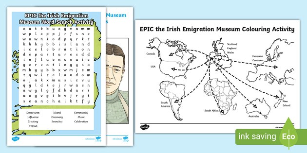 FREE! - EPIC the Irish Emigration Museum Activity Pack | Twinkl