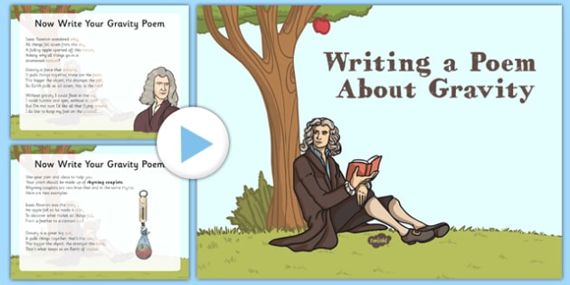 Writing a Poem About Gravity (teacher made)