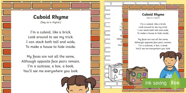 Cuboid Rhyme