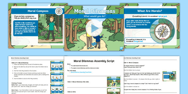 Moral Dilemmas KS2 Discussion Powerpoint