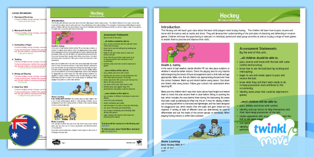 PE Hockey Sets | twinkl.com.au