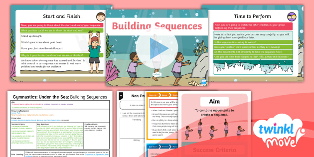👉 Twinkl Move PE – Year 2 Gymnastics: Under the Sea Lesson 5