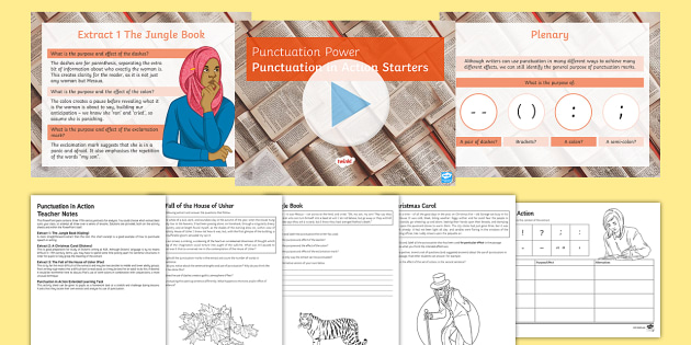 Punctuation in Action PowerPoint Pack