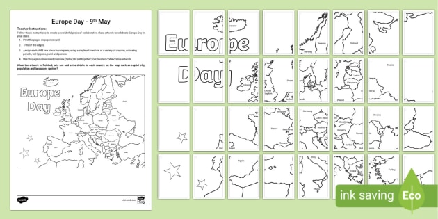 👉 Europe Day Art Activity - KS2 Resource (teacher made)