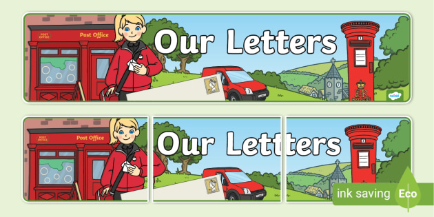 Our Letters Display Banner | KS1 Writing (teacher made)