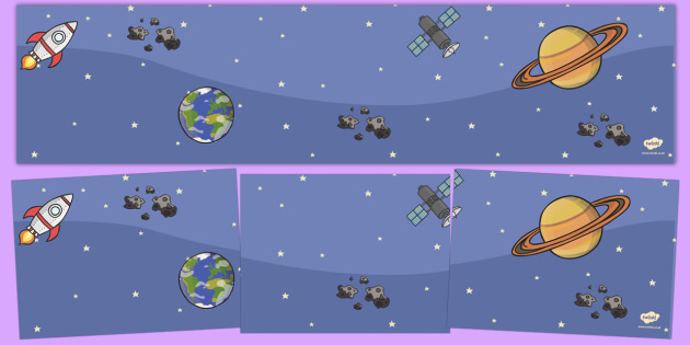 Small World Background (Space) (teacher made)