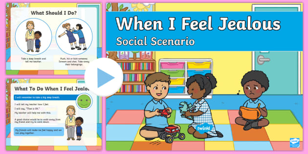 When I Feel Jealous Social Scenario PowerPoint