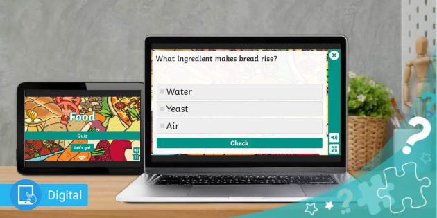 Interactive Food Quiz Activity | Twinkl Go! (teacher made)