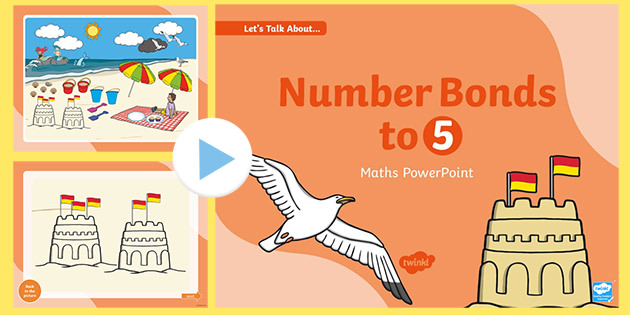 👉 Talk About Number Bonds to 5 Maths PowerPoint