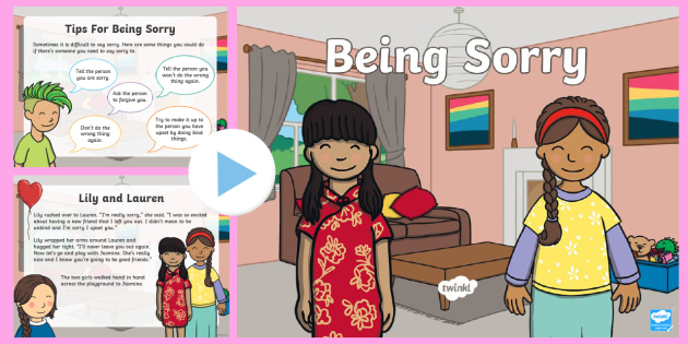 KS1 Being Sorry PowerPoint (teacher made)