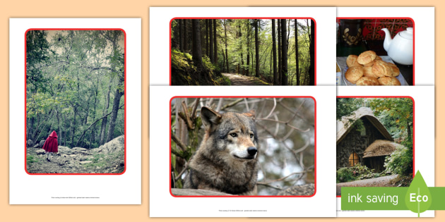 Little Red Riding Hood Display Photos (teacher made)