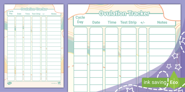 Ovulation Tracker (teacher made)