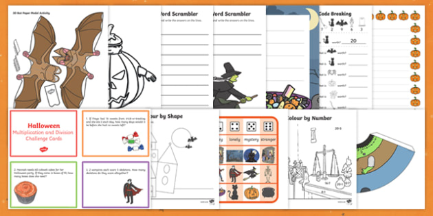 Home Education Halloween Activity Pack (teacher made)