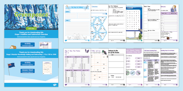 FREE! - Year 5 Week 1 - NZ Home Learning Pack (teacher made)