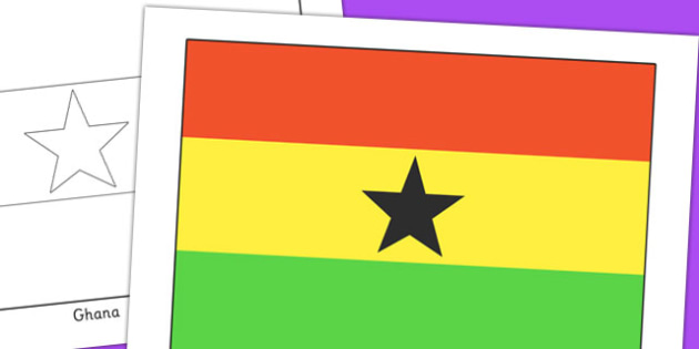 Ghana Flag Display Poster (teacher made)