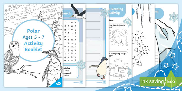 Polar Environments Activity Booklet (Ages 5 - 7)