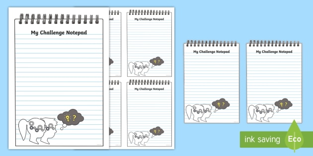 Challenge Area Writing Frames