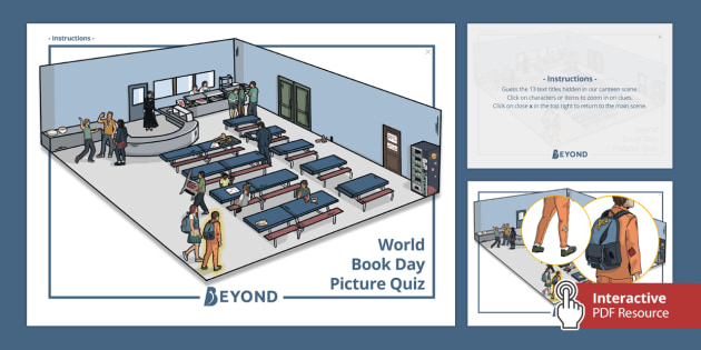 World Book Day Quiz | Interactive Resource | Twinkl