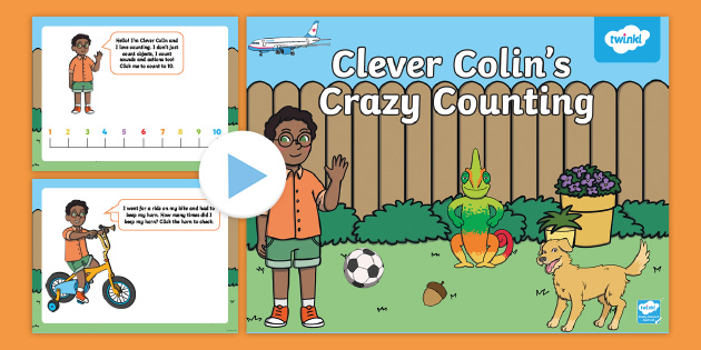 👉 Clever Colin’s Crazy Counting PowerPoint
