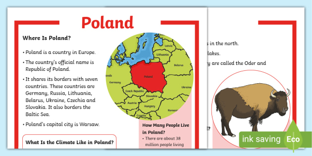 KS1 Poland Fact File (teacher made)