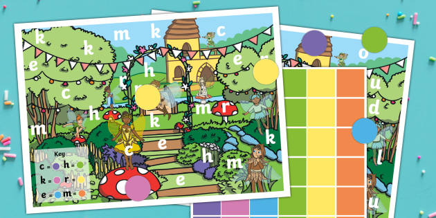 Letter Matching - Alphabet Fairies - Sticker Activity