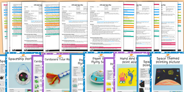 EYFS Space Craft Activities With Accompanying Planning Pack