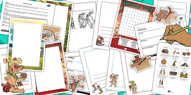 Maya Activity Resource Pack (teacher made)