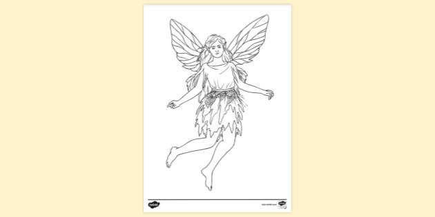 FREE! - Pixie Colouring Sheet Colouring | Colouring Sheets