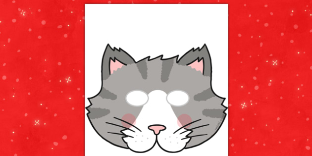 Christmas Cat Role Play Mask