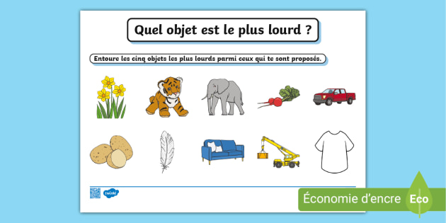 Les volumes et les poids - fiche d'activités (teacher made)