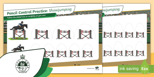 FREE! - Showjumping Pen Control Activity (teacher made)