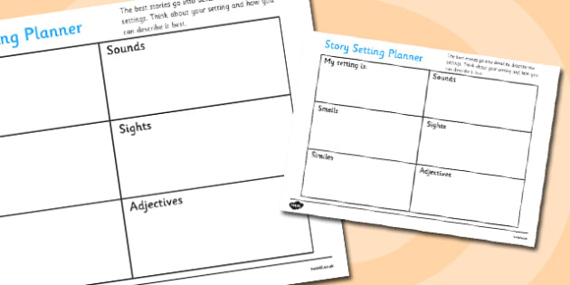 FREE! - Sensory Story Setting Planner (teacher made)