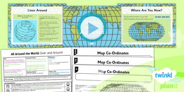 Geography: All Around the World: Over and Around Year 4 Lesson Pack 2