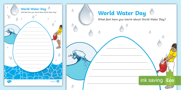 World Water Day Fact Template (teacher made)