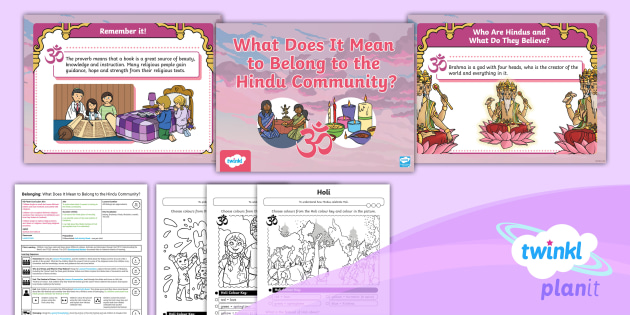 RE: Belonging: What does it mean to belong to the Hindu community? Year 1